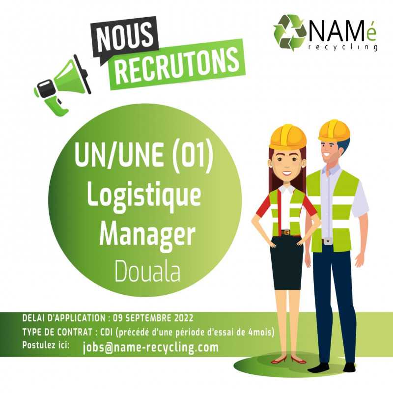 NAMé Recycling SARL – LOGISTIQUE MANAGER