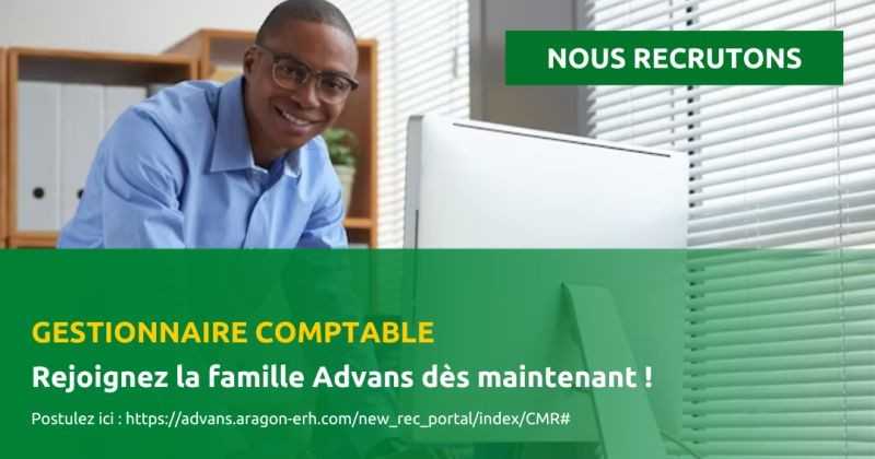 ADVANS CAMEROUN – GESTIONNAIRE COMPTABLE
